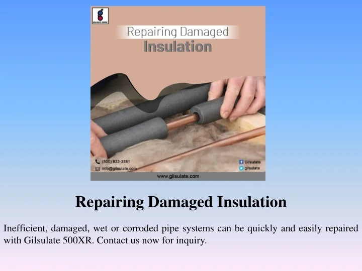 PPT - Repairing Damaged Insulation PowerPoint Presentation, free ...