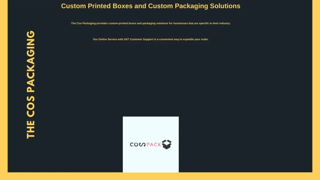 PPT - SHORT RUN PACKAGING BY THE COS PACKAGING PowerPoint Presentation ...