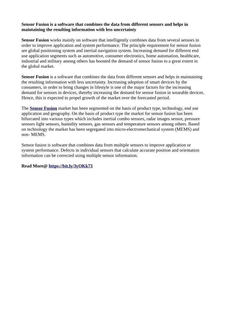 PPT - Sensor Fusion - pdf PowerPoint Presentation, free download - ID ...