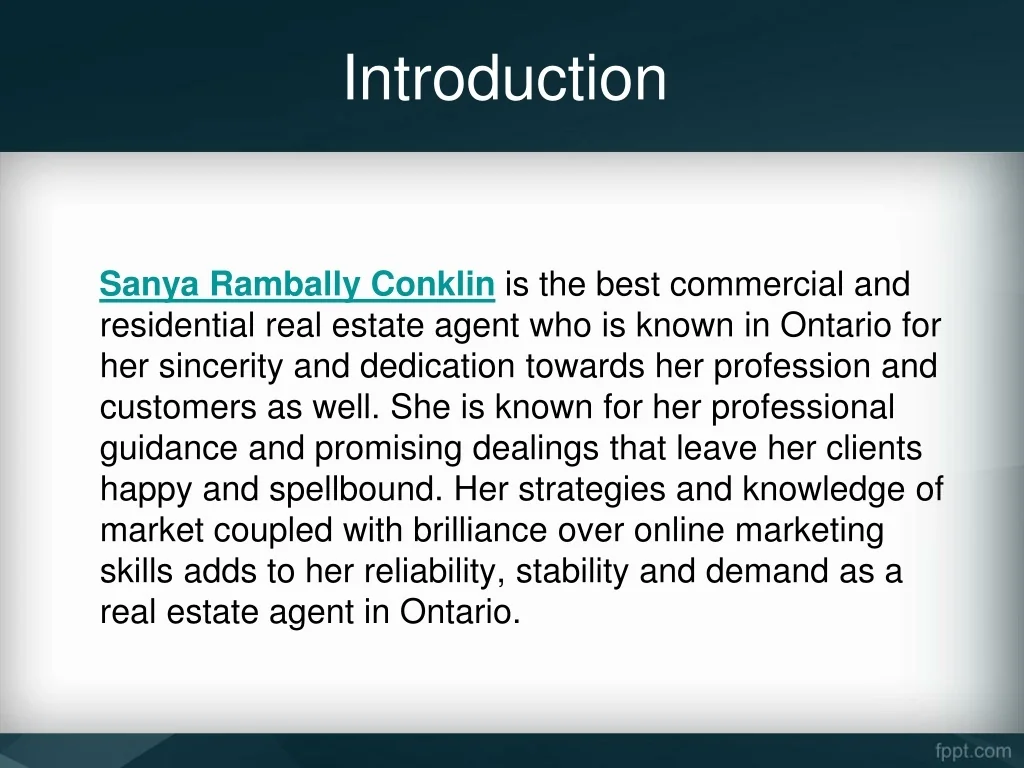 PPT - Who is Sanya Rambally Conklin? PowerPoint Presentation, free download - ID:10827234