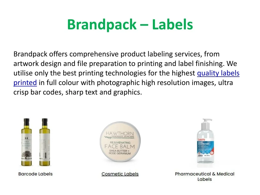 PPT - Brandpack - Best For Labels, Stickers & Cup Printing PowerPoint ...