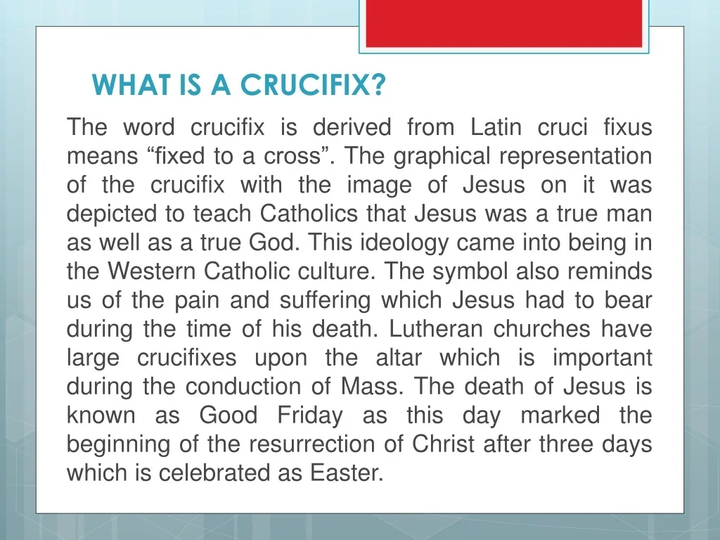 PPT - Crucifix Crosses - The symbol of Christianity PowerPoint ...
