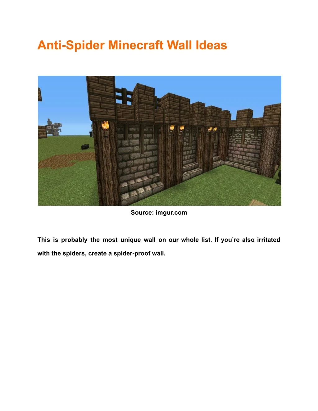 PPT - 21 Brilliant Minecraft wall Designs Inspirations to Build Your ...