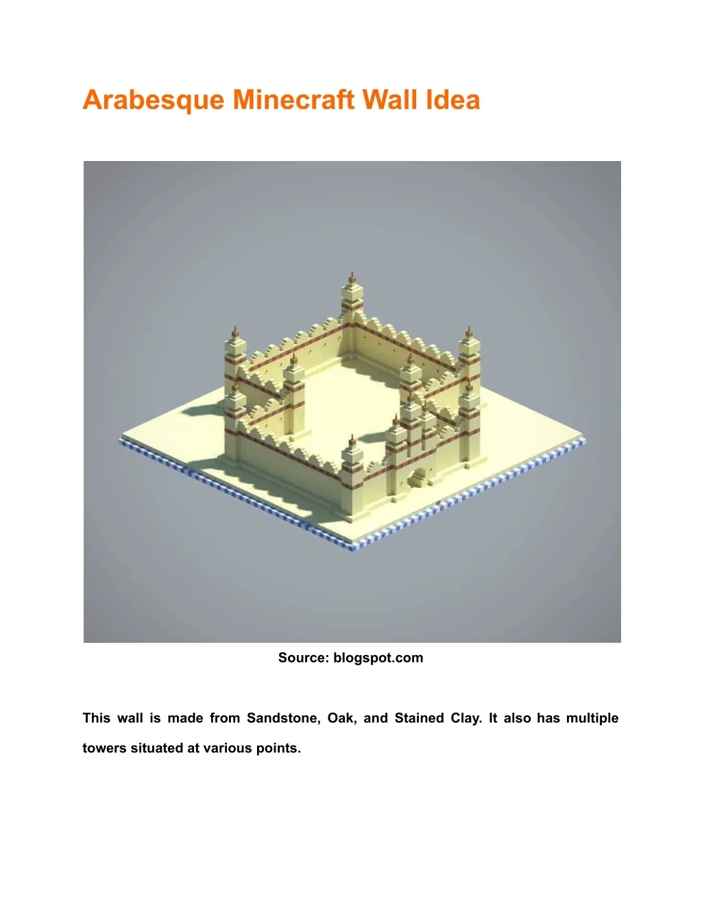 PPT - 21 Brilliant Minecraft wall Designs Inspirations to Build Your ...