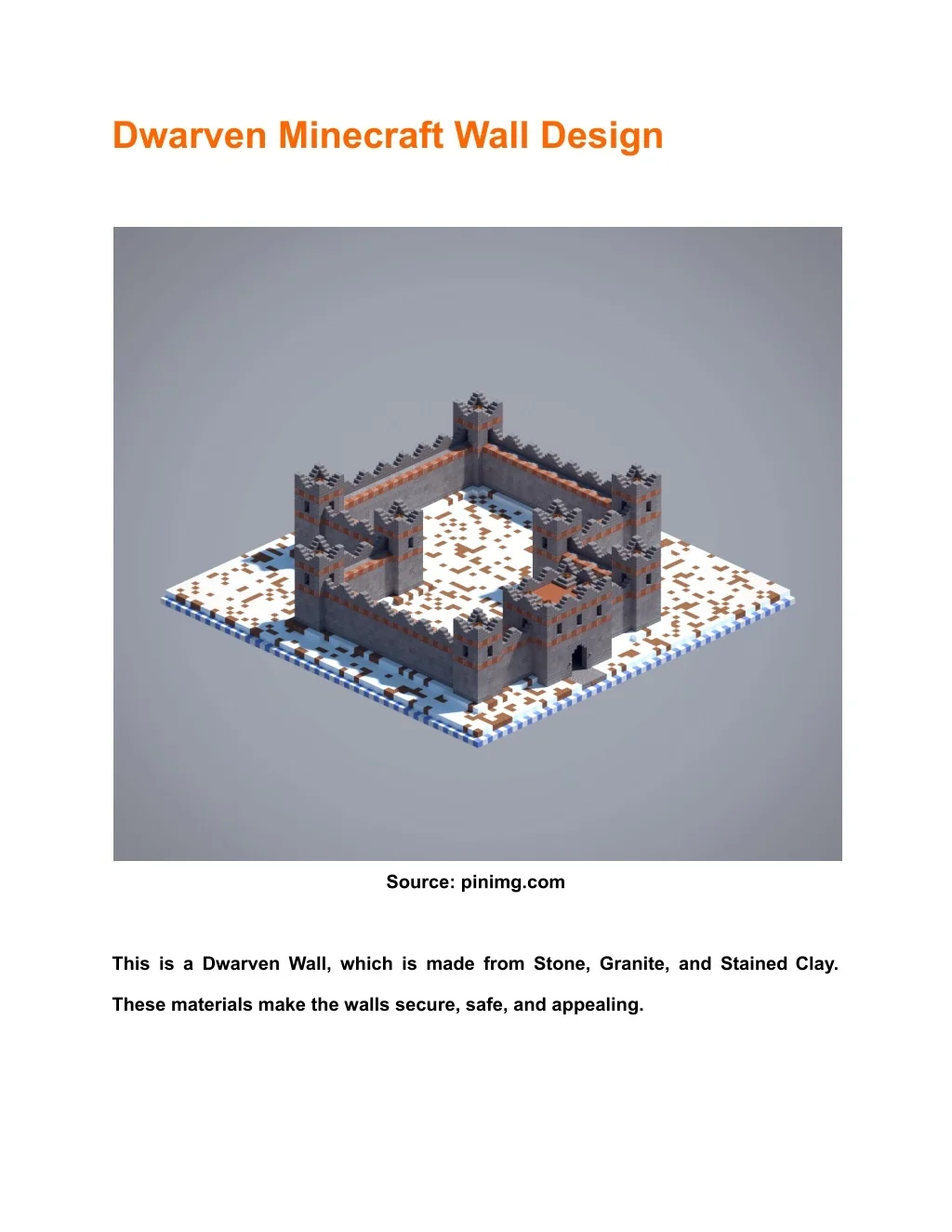 PPT - 21 Brilliant Minecraft wall Designs Inspirations to Build Your ...