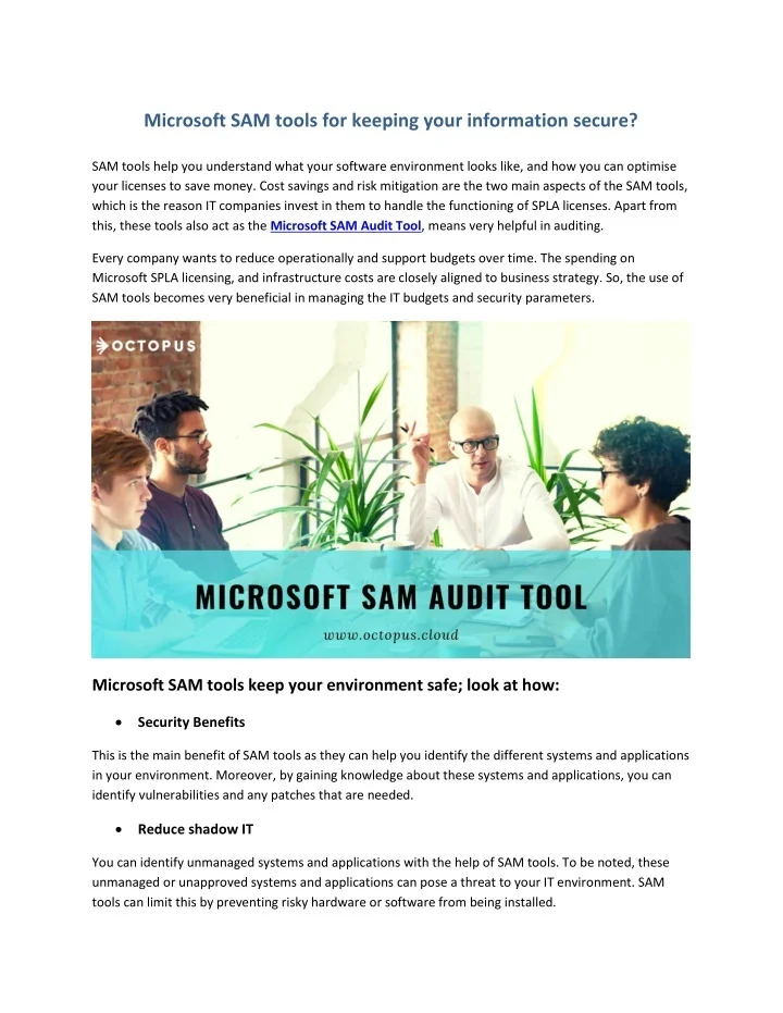 PPT - Microsoft SAM Audit Tool PowerPoint Presentation, free download ...