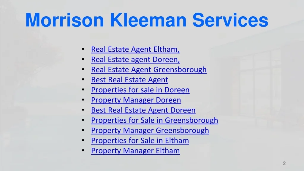 PPT - best real estate agent eltham PowerPoint Presentation, free ...