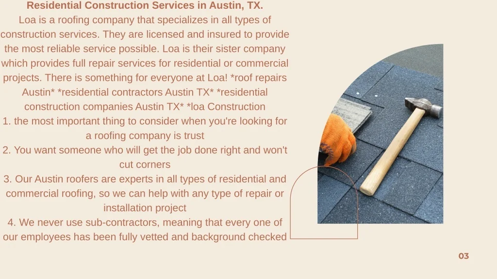 PPT - Austin Roofing The Ultimate Guide to Loa Construction PowerPoint ...