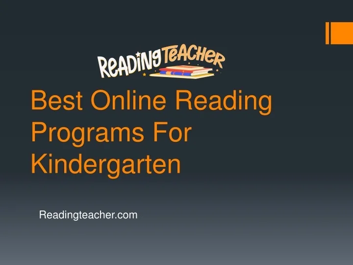 PPT Best Online Reading Programs For Kindergarten Readingteacher