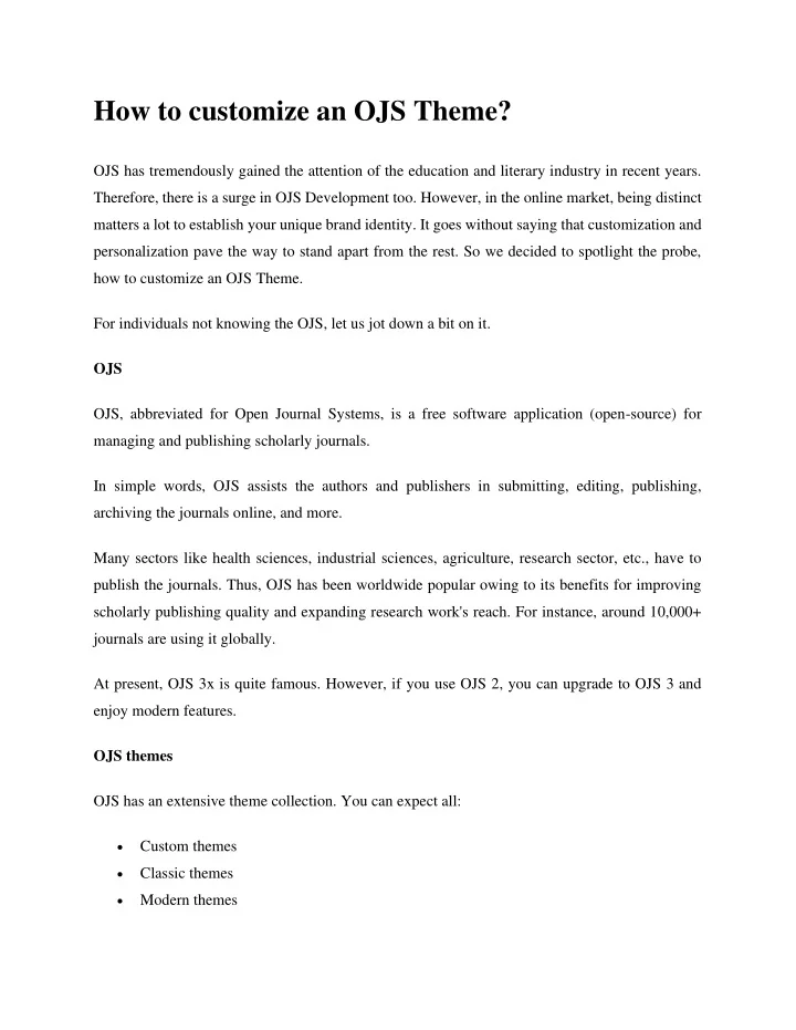 PPT - How to customize an OJS Theme-converted (1) PowerPoint ...