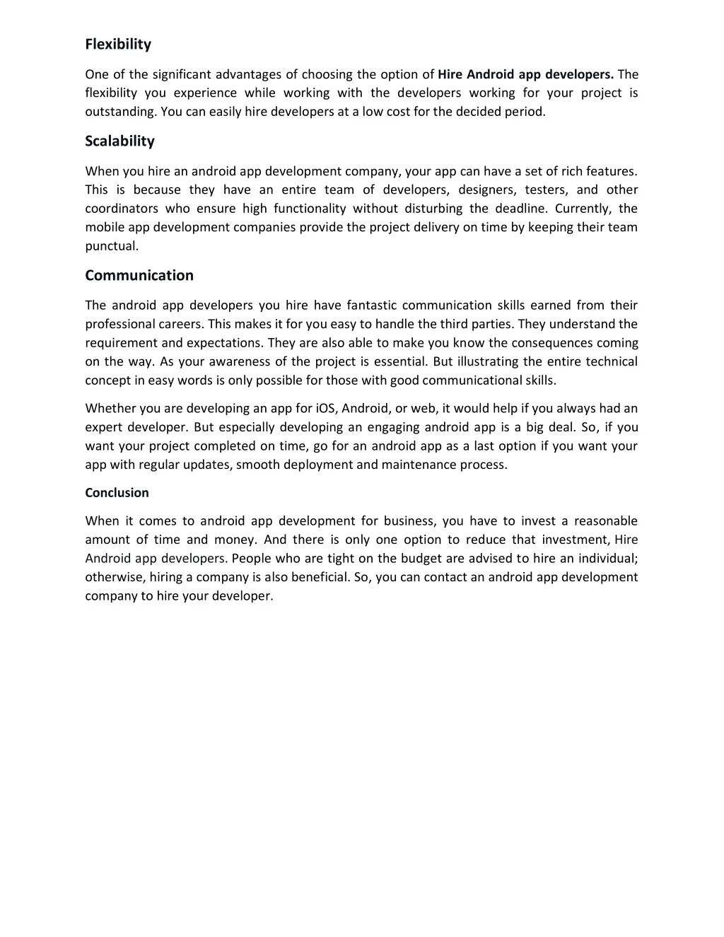 PPT - Why Should You Hire Android App Developers? PowerPoint ...