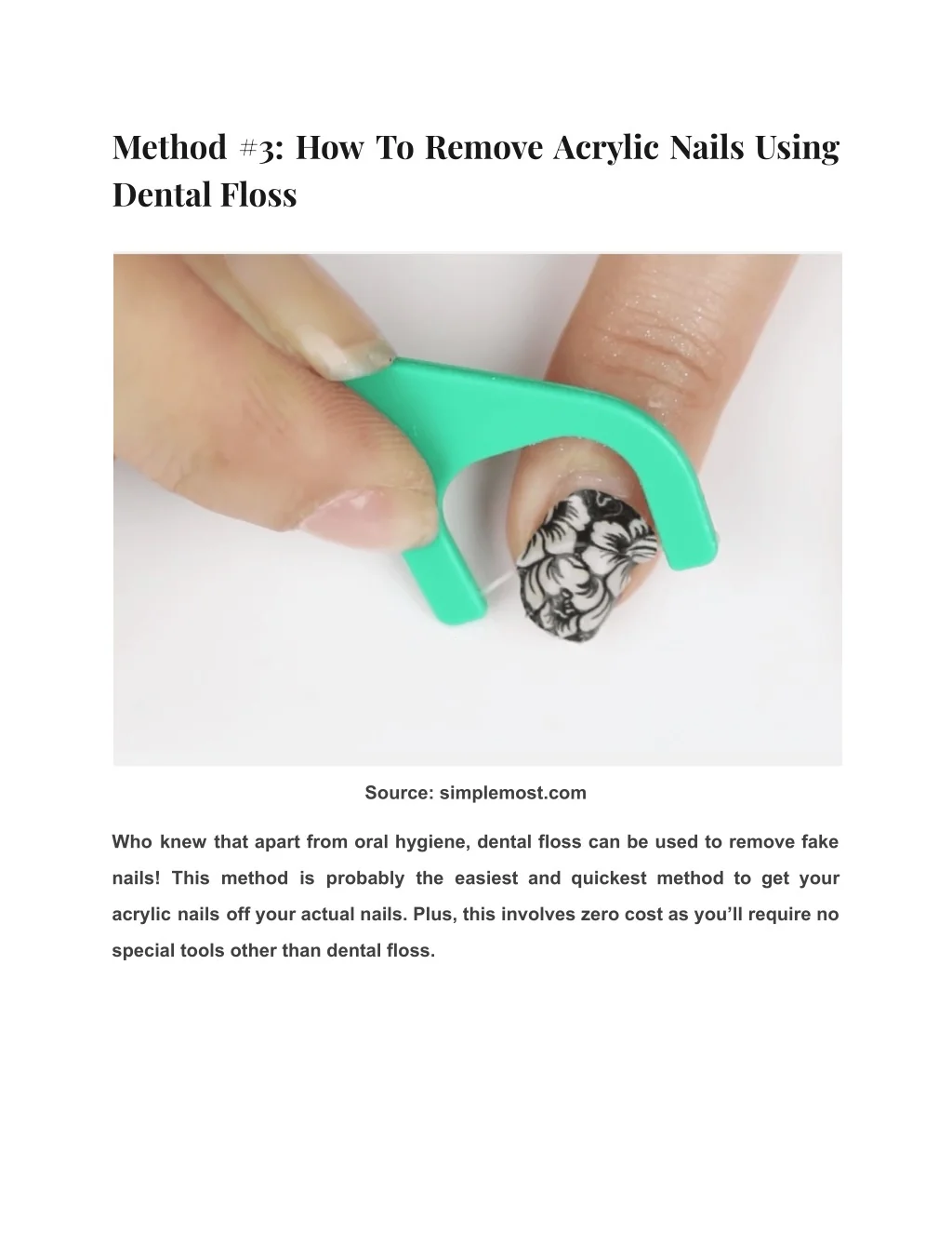 PPT - 3 Easy & Quick Ways to Take Off Acrylic Nails at Home PowerPoint ...