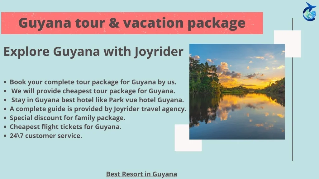 PPT - Guyana travel agency Joyrider PowerPoint Presentation, free ...
