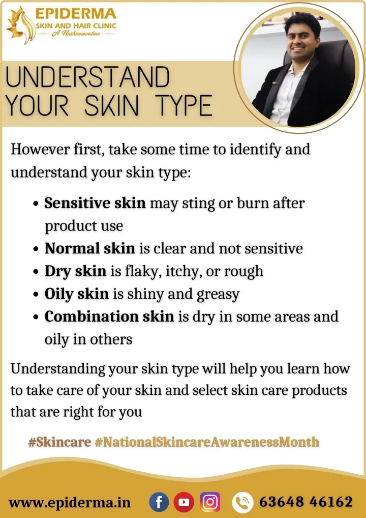 PPT - Understand your skin type - Best Dermatologists In Bangalore ...