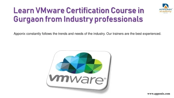 PPT - VMware Training In Gurgaon, Best VMware Certification Courses ...