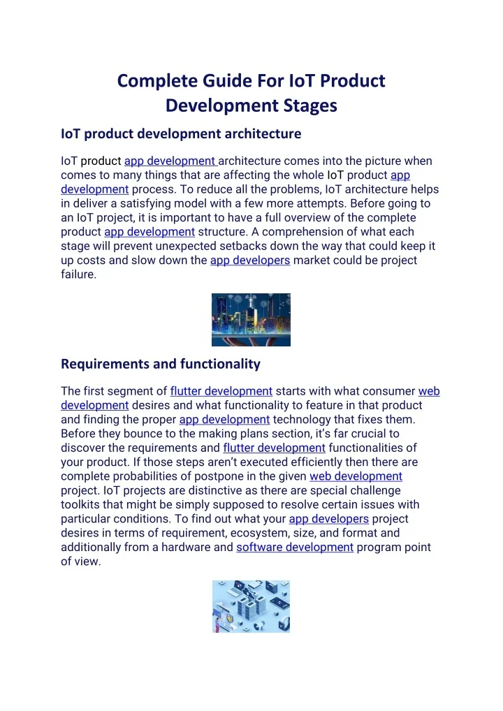 PPT - Complete Guide For IoT Product Development Stages PowerPoint Presentation - ID:10851019