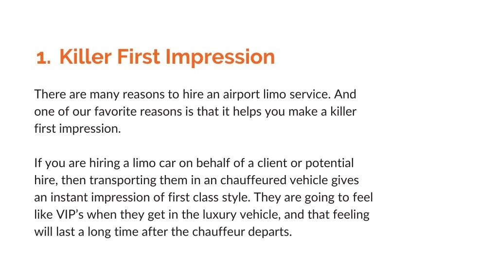 PPT - Benefits of Hiring an Airport Limo Service PowerPoint ...