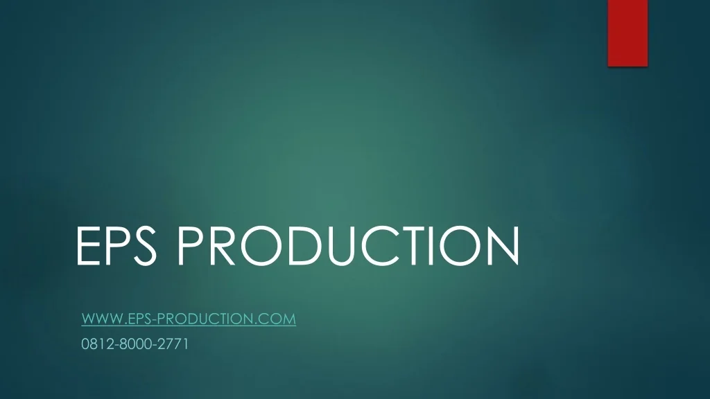 PPT - 0812.8000.2771 | Company Profile Radio | Jasa Video EPS ...