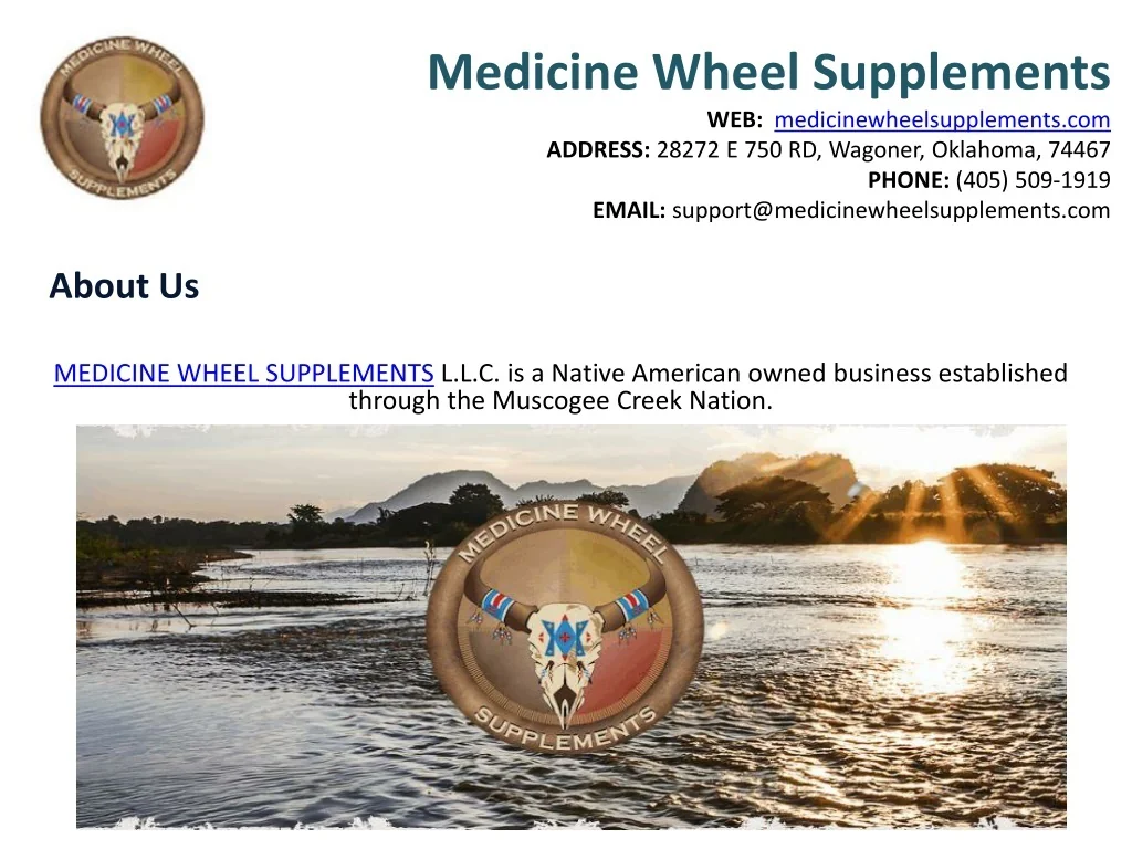 PPT - Medicine Wheel Supplements - About Us and Our Products PowerPoint ...
