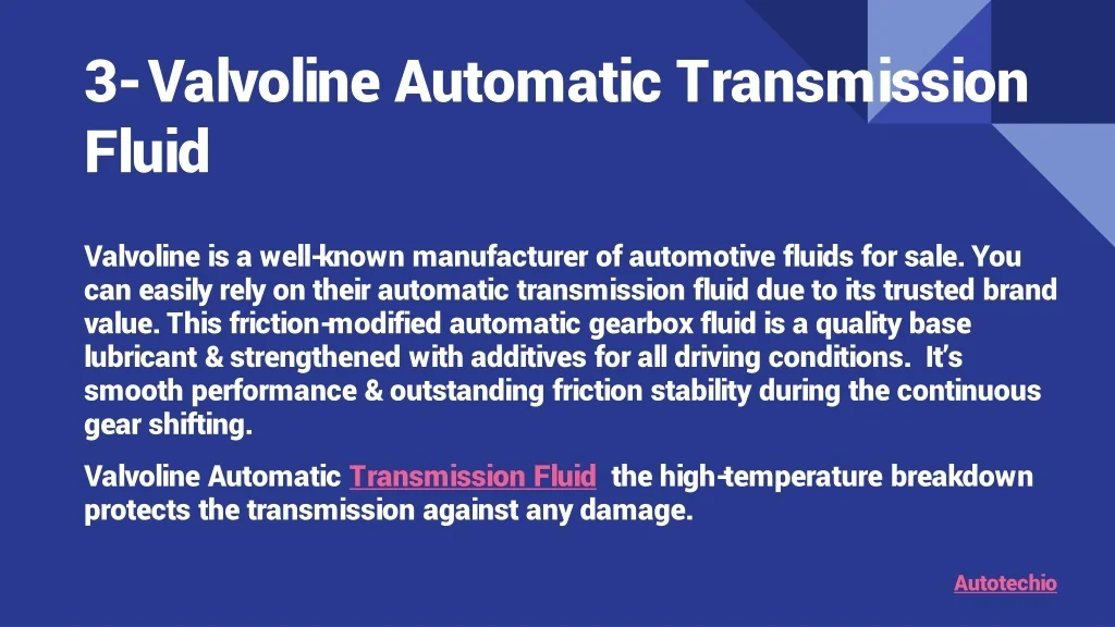 PPT - Transmission oil for car PowerPoint Presentation, free download ...