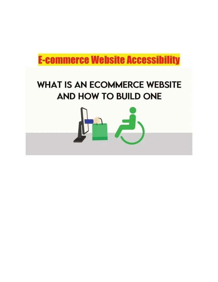PPT - E-commerce Website Accessibility PowerPoint Presentation, free ...