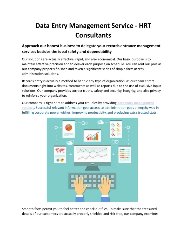 PPT - Data Entry Management Service PowerPoint Presentation, free ...