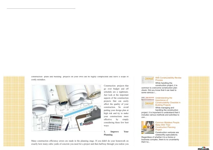 PPT - Three Ways To Make Your Constructions Projects More Effective ...