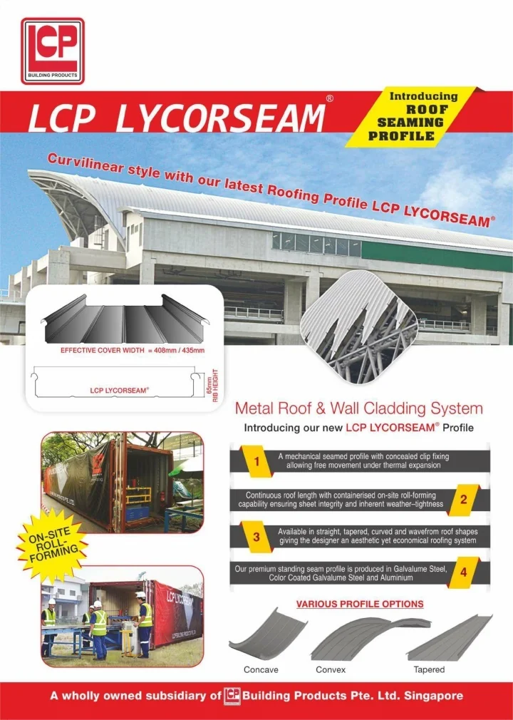 PPT - STANDING SEAM - LCP LYCORSEAM | LCP Building products Pvt Ltd ...