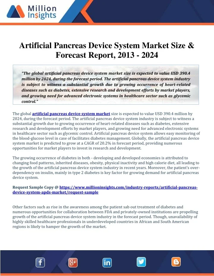 PPT - Artificial Pancreas Device System Market Size & Forecast Report ...