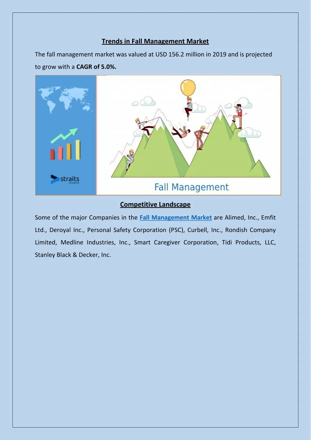 PPT - Global Fall Management Market Trends 2021 | StraitsResearch ...