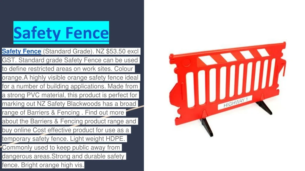 PPT - Safety Fence _ health hazard sign PowerPoint Presentation, free ...