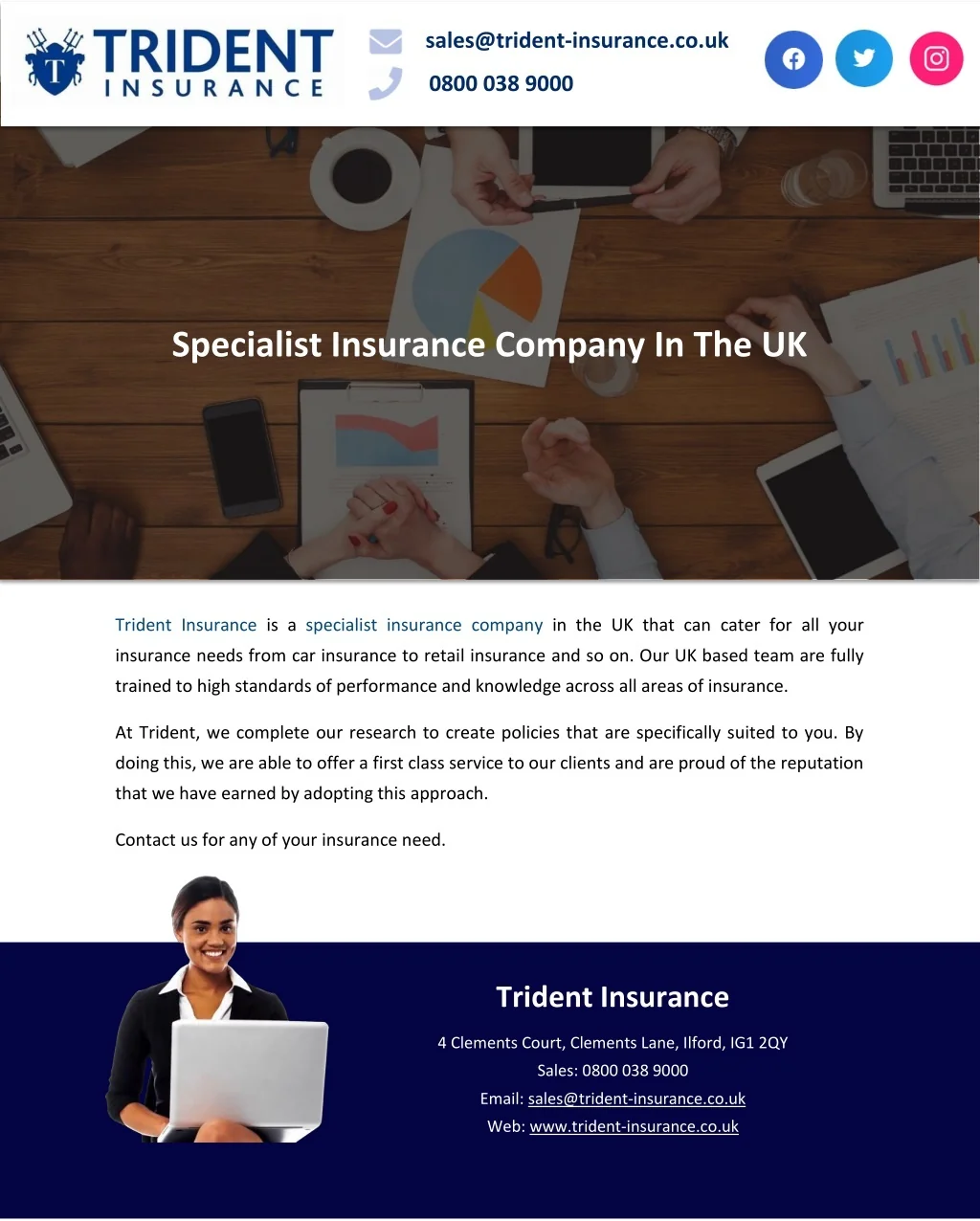 PPT - Specialist Insurance Company In The UK PowerPoint Presentation ...
