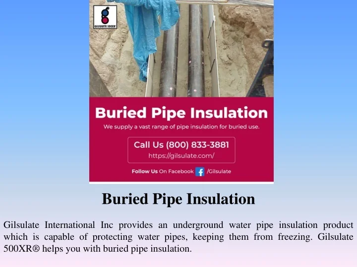 PPT - Buried Pipe Insulation PowerPoint Presentation, free download - ID:10864622