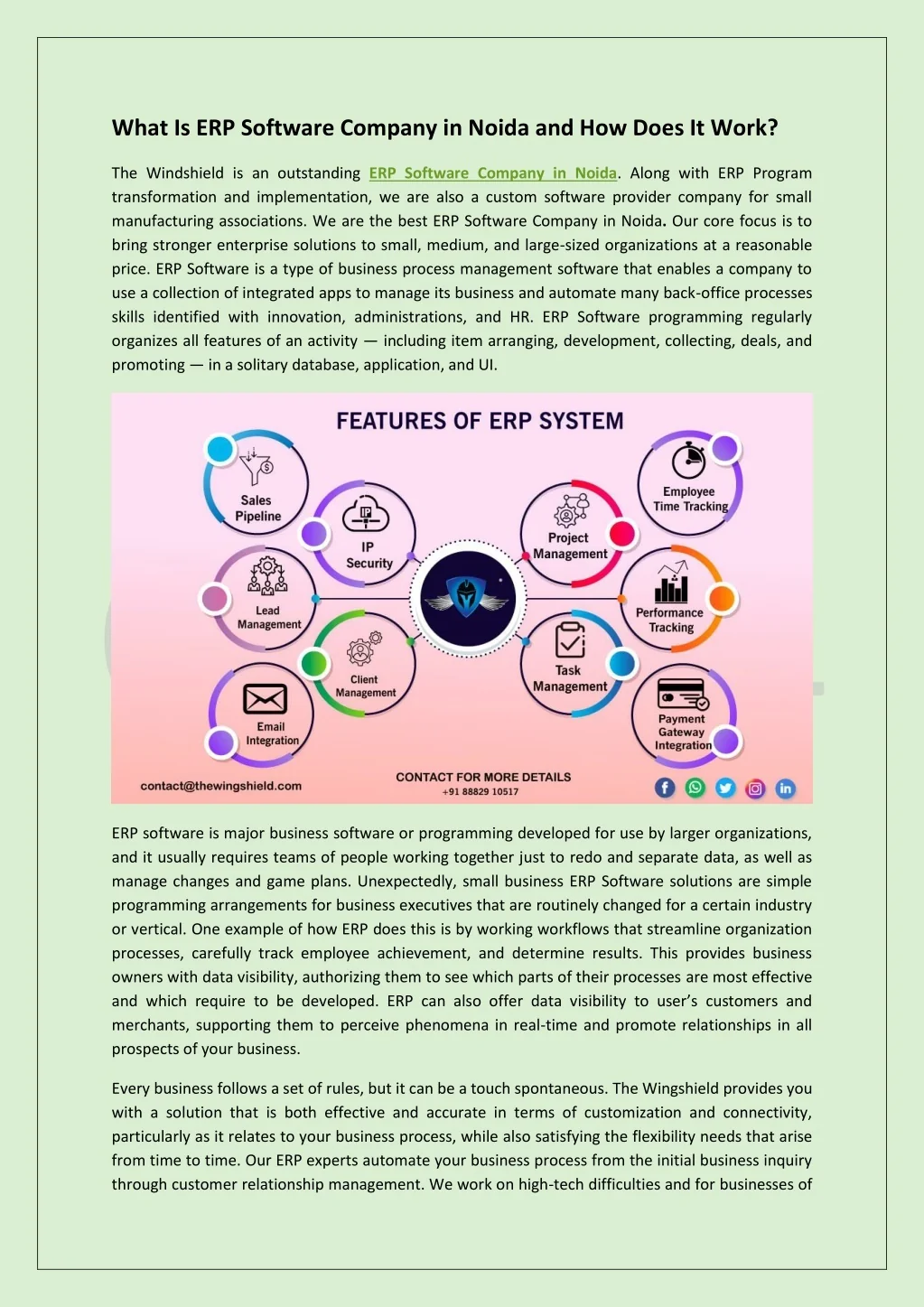 PPT - What Is ERP Software Company in Noida and How Does It Work ...