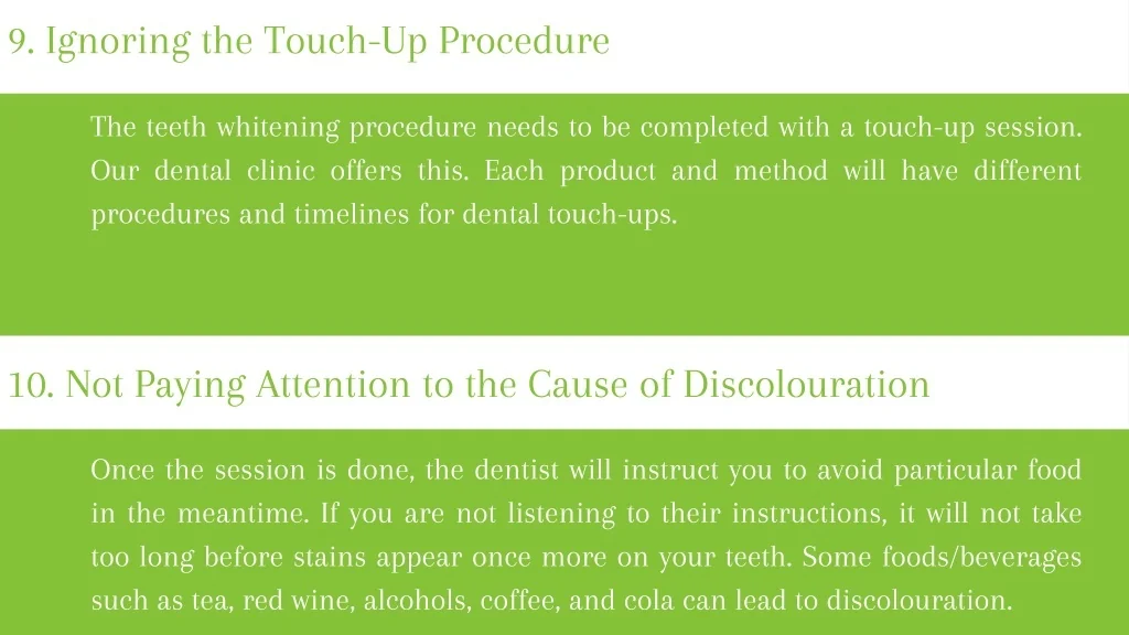 PPT - 10 Teeth Whitening Mistakes to Avoid PowerPoint Presentation ...