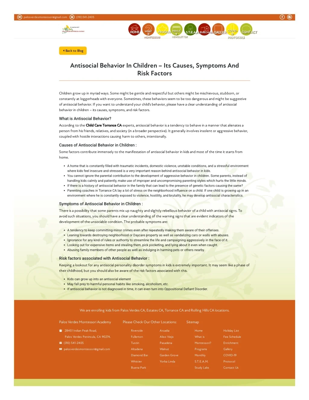 PPT - Antisocial Behavior In Children – Its Causes, Symptoms And Risk ...