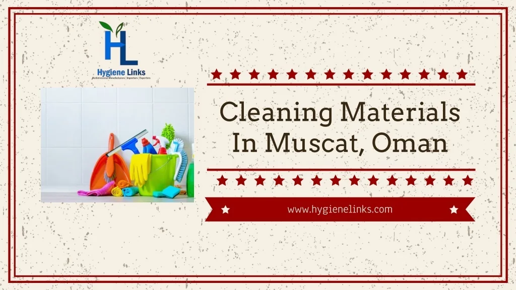 PPT - Cleaning Materials In Muscat, Oman PowerPoint Presentation, free ...