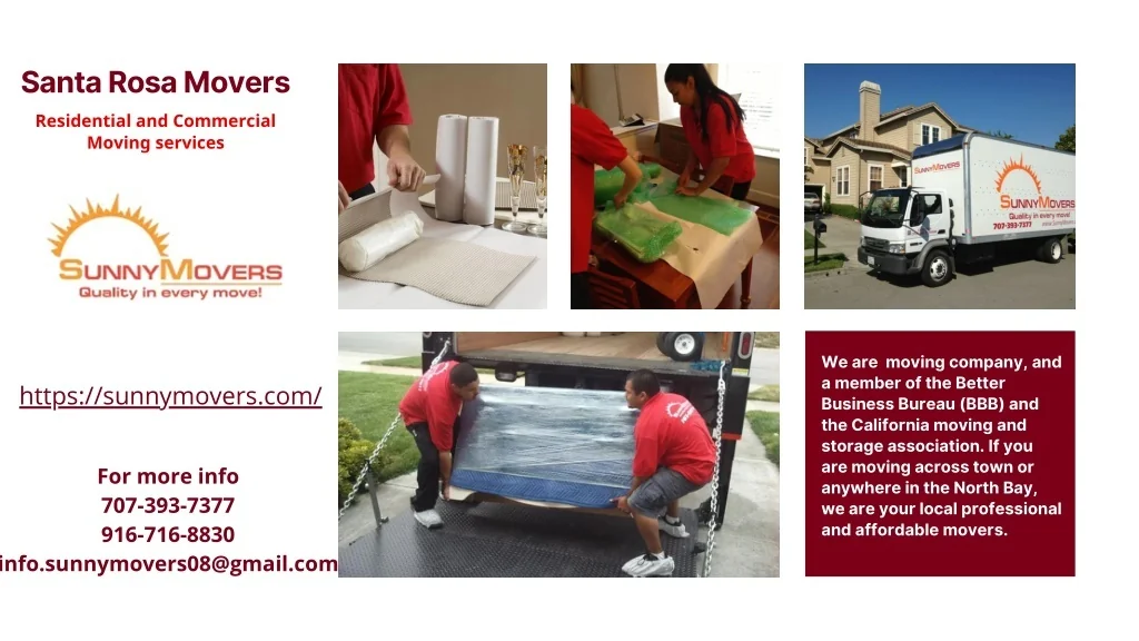 PPT - Santa Rosa Movers(1) PowerPoint Presentation, free download - ID:10868238