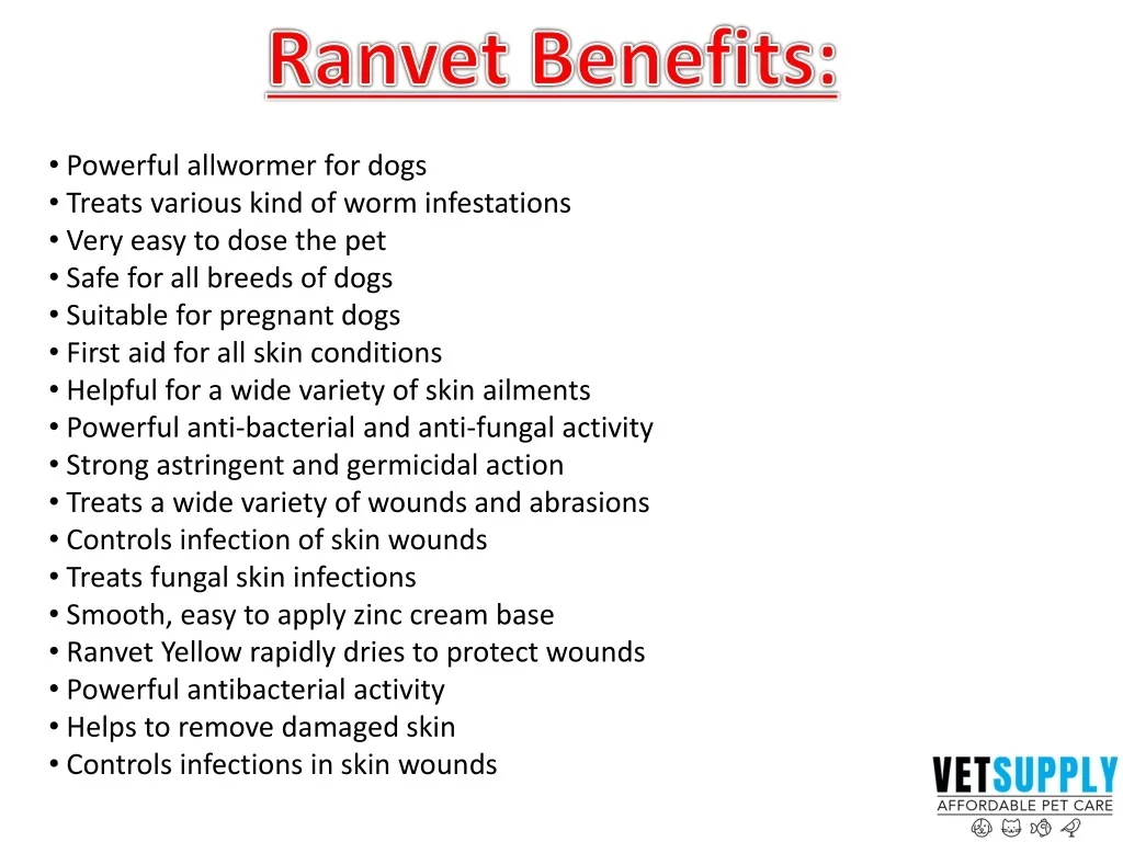 PPT - Ranvet Wellbeing Products for Dogs and Cats| Pet Supplies ...