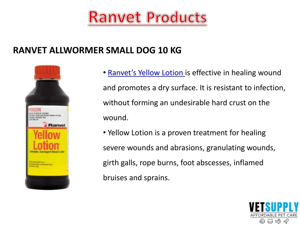 PPT - Ranvet Wellbeing Products for Dogs and Cats| Pet Supplies ...