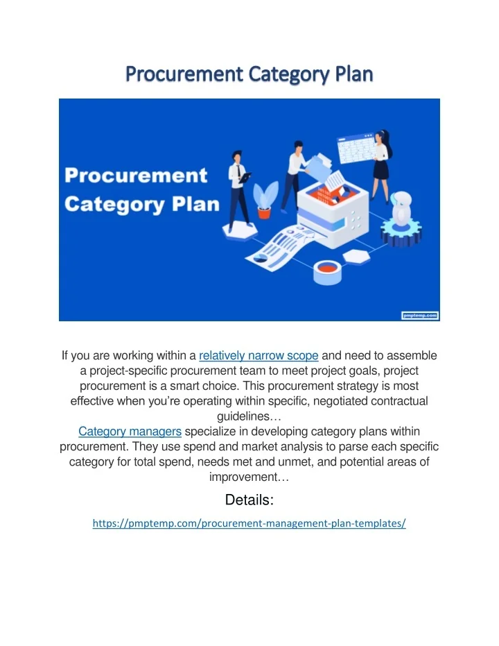 PPT - Procurement Category Plan PowerPoint Presentation, free download ...