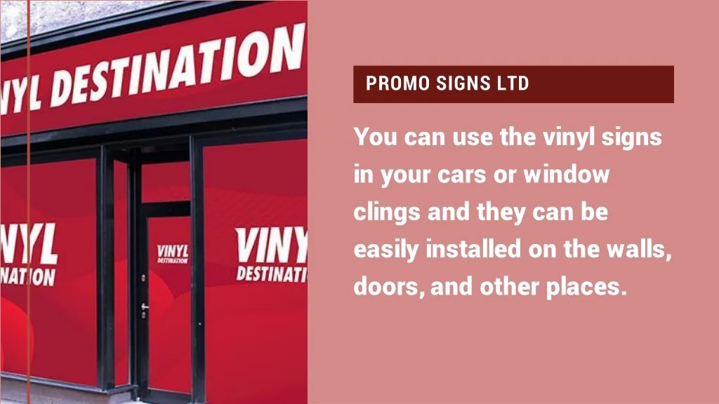 PPT - Vinyl Signs in London- Promo Signs Ltd PowerPoint Presentation ...
