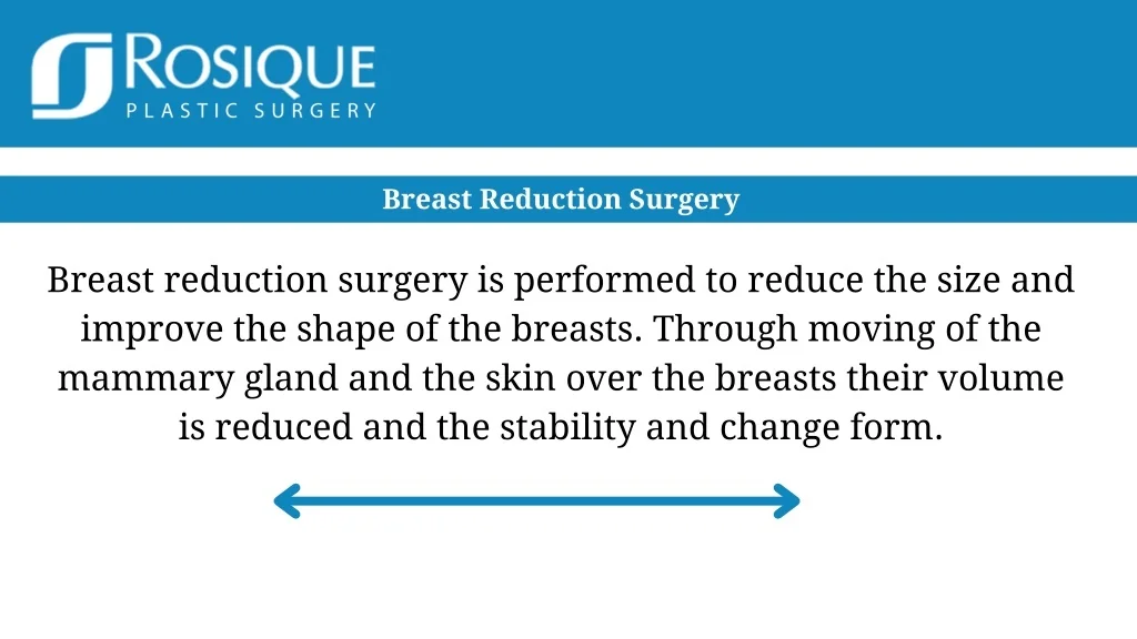 PPT - Get breast reduction surgery by Dr. Rodrigo Rosique! PowerPoint ...