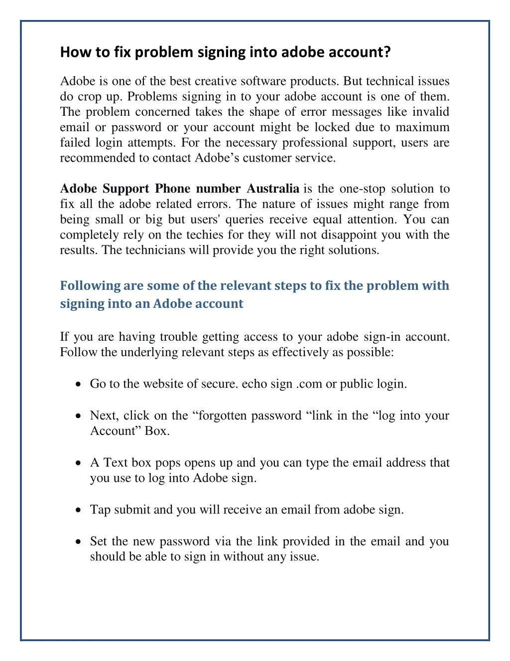 PPT - How To Fix Problem Signing Into Adobe Account? PowerPoint ...