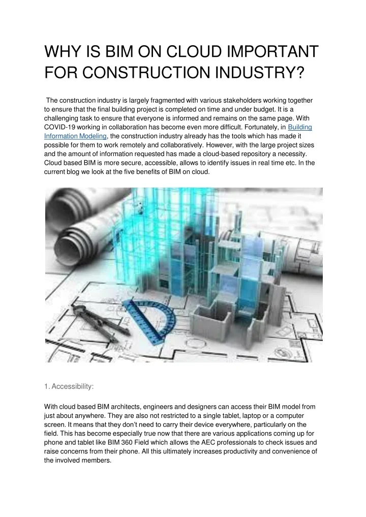 PPT - Why is BIM on cloud important for Construction Industry GoBim360 ...