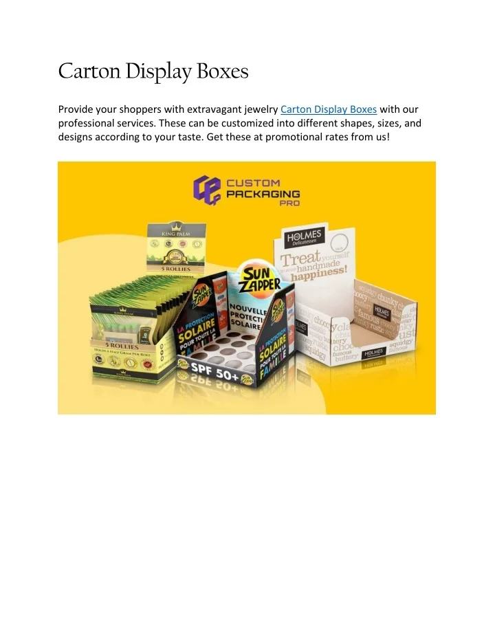 PPT - Carton Display Boxes PowerPoint Presentation, free download - ID ...