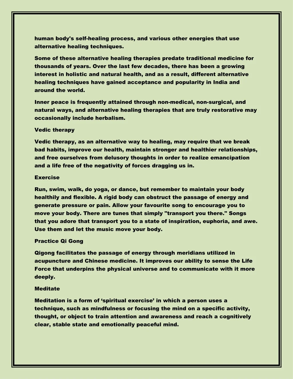 PPT - Learn more about alternative healing therapies PowerPoint ...