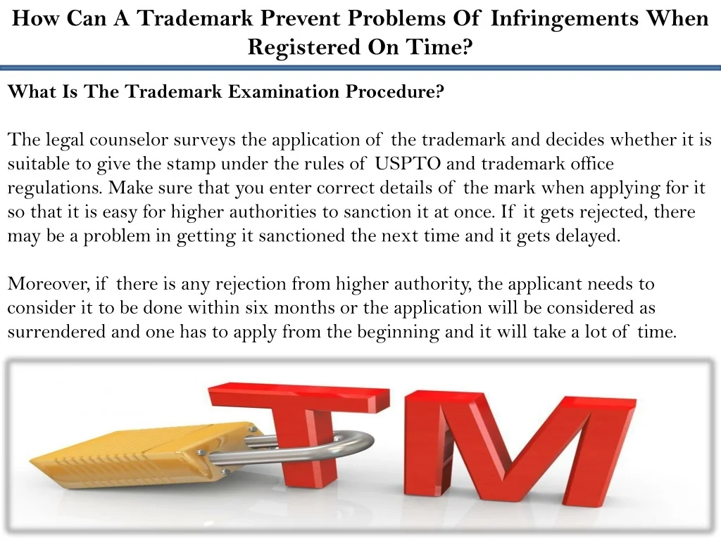 PPT - How Can A Trademark Prevent Problems Of Infringements When ...