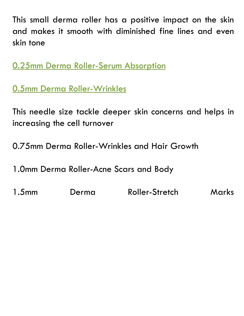 PPT - Repair the Skin Problems With Microneedle Derma Roller PowerPoint ...