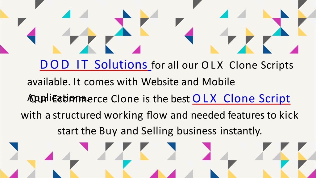 PPT - Best Readymade OLX Clone Script - DOD IT Solutions PowerPoint ... PPT - Best Readymade OLX Clone Script - DOD IT Solutions PowerPoint ...